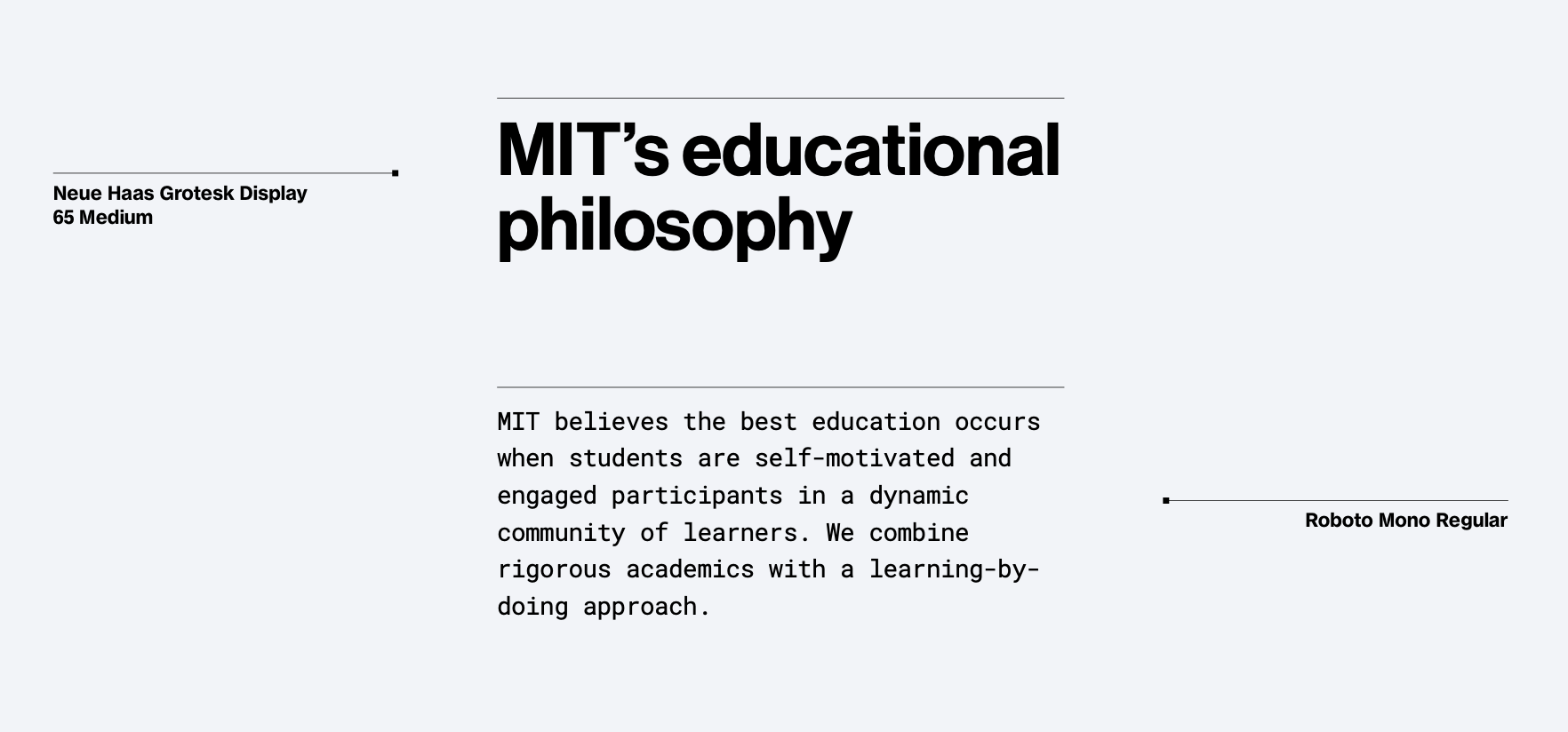 Typography | MIT Brand Guide